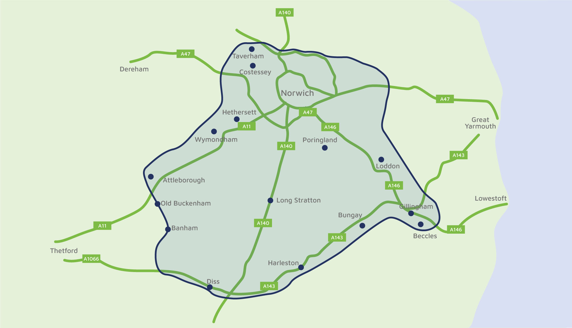 Paws Indoors Mobile Vets - Areas covered for home vet services